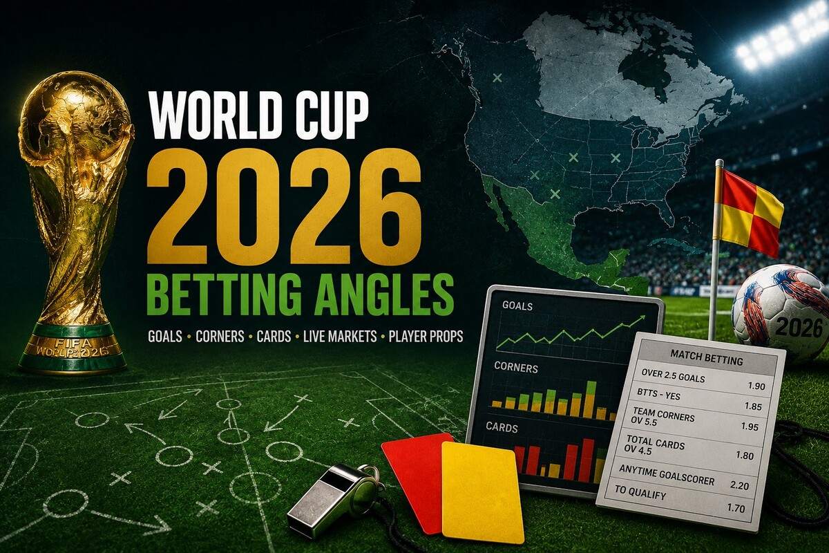 World Cup 2026 Betting Angles: Goals, Corners & Cards Stats Bets